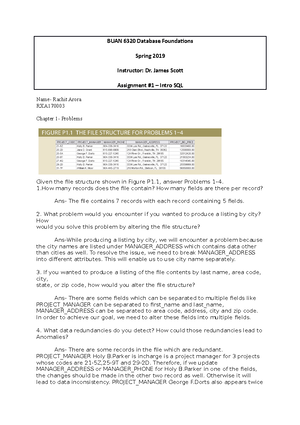 Syllabus - BUAN 6356/MIS 6356: BUSINESS ANALYTICS WITH R SPRING 2023 Instructor Professor ...