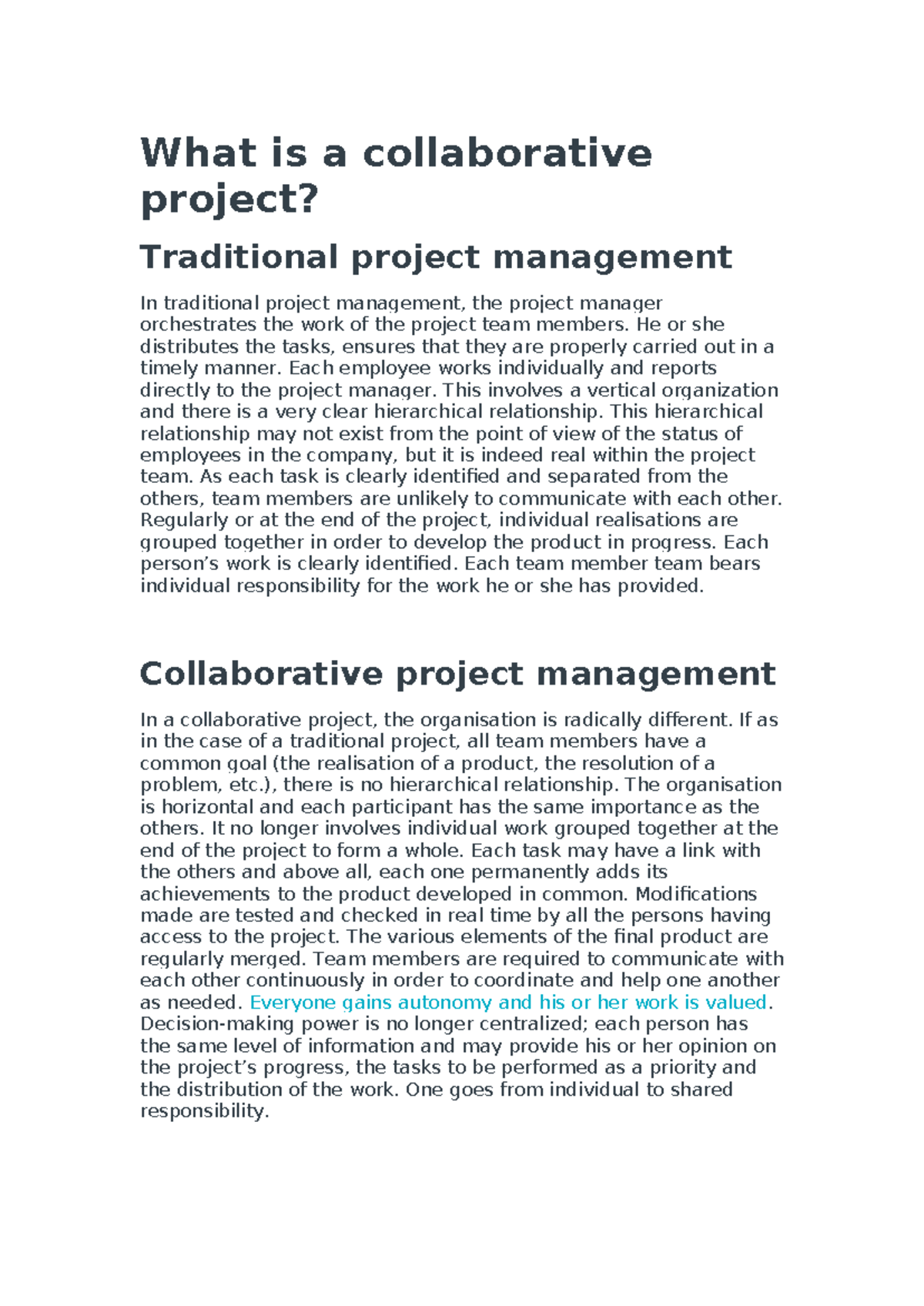 What is a collaborative project - What is a collaborative project ...