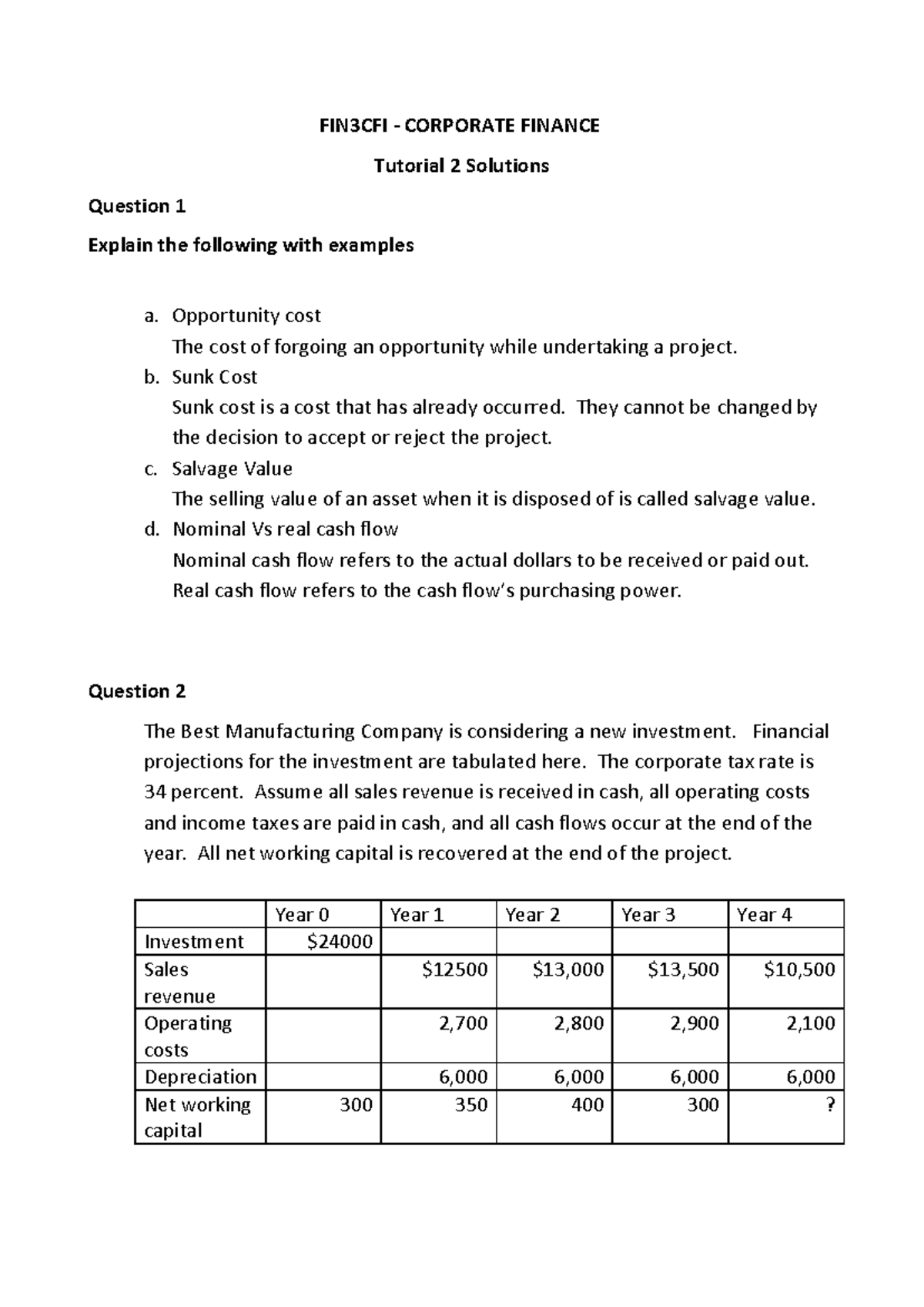 Tutorial 2 Detailed Solutions Warning Tt Undefined Function 32 Warning Tt Undefined