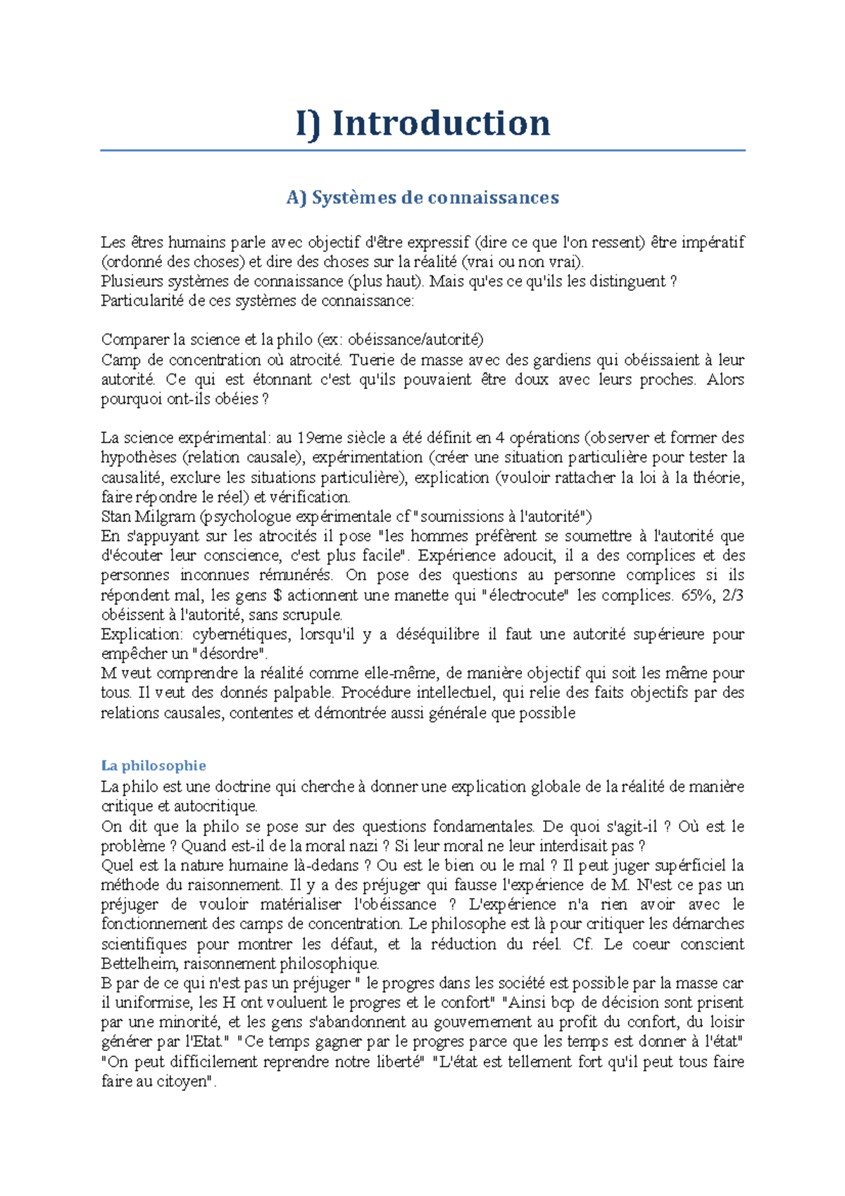 The ories en Anthropologie CM - Warning: TT: undefined function: 32 I) Introduction A) Systèmes ...