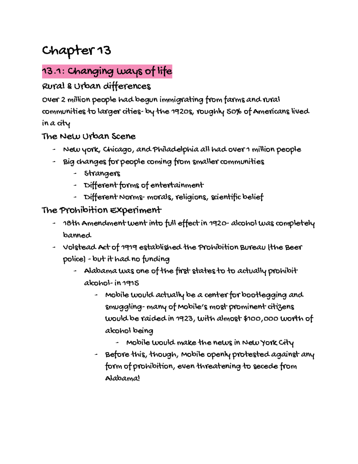 Chapter 13 - Chapter 13 13: Changing ways of life Rural & Urban ...