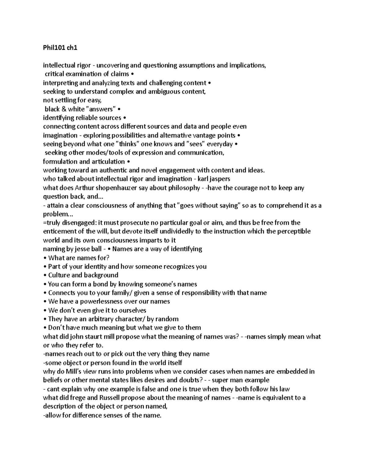 Phil101 ch1 - Lecture notes ch1 - Phil101 ch intellectual rigor ...
