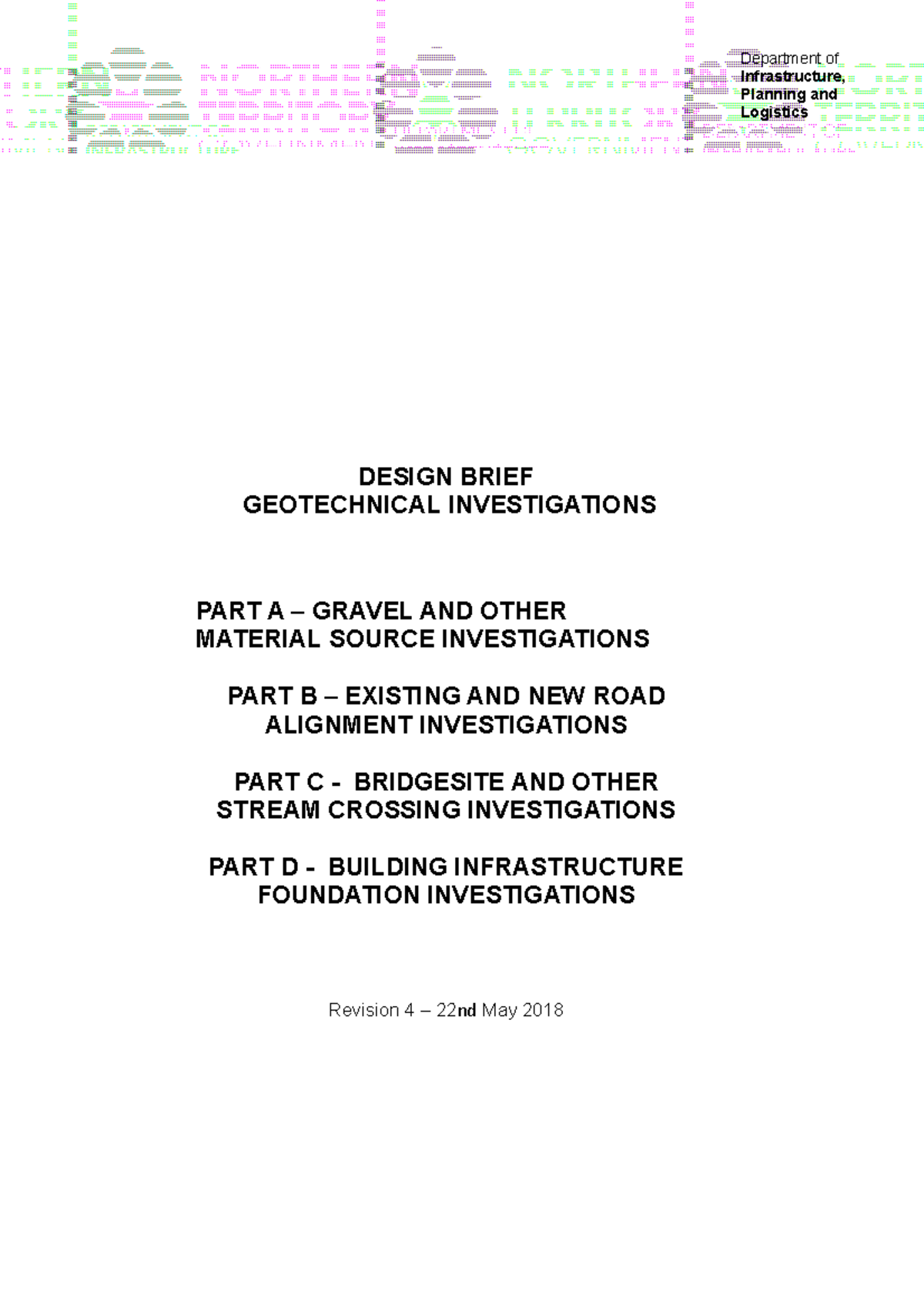 Geotechnical-Design-Brief - DESIGN BRIEF GEOTECHNICAL INVESTIGATIONS ...