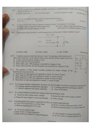 AE Midsem - Analog Electronics - Studocu