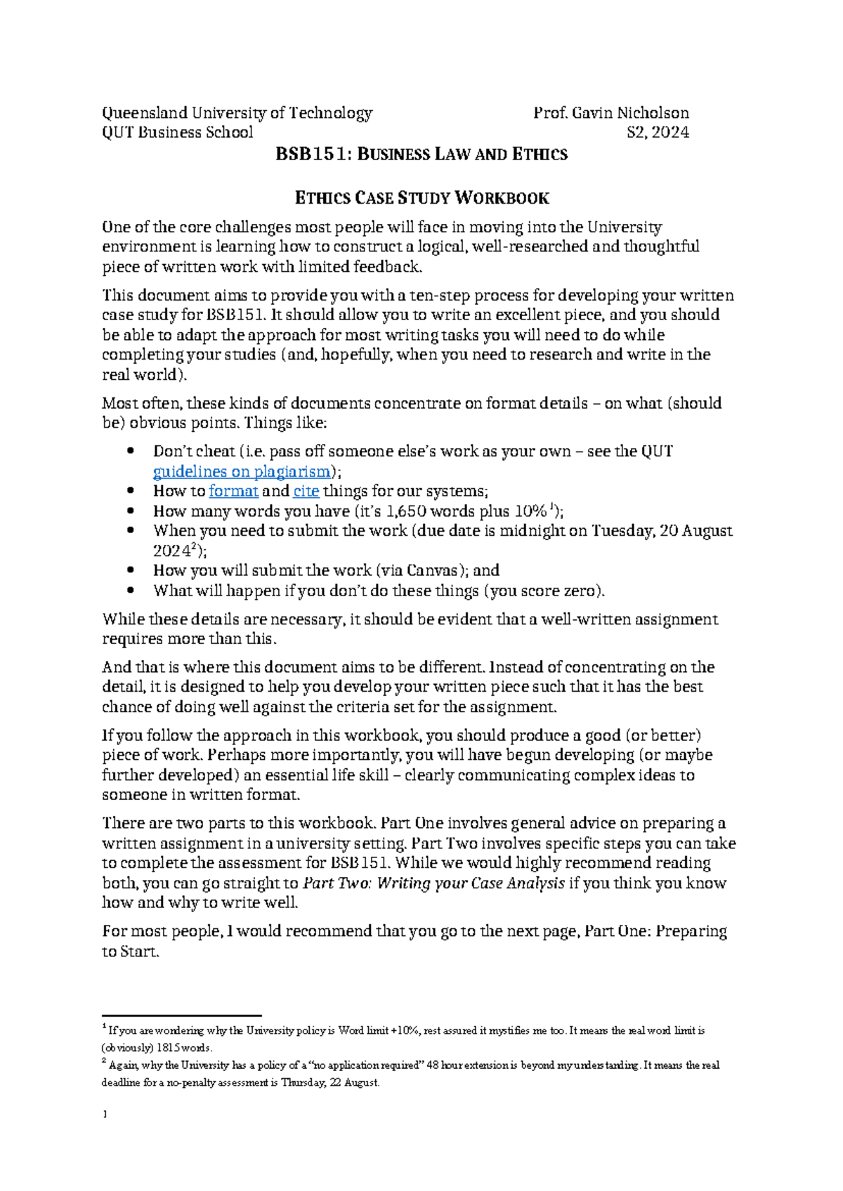 2407 BSB151 Assessment workbook v1 - Queensland University of ...