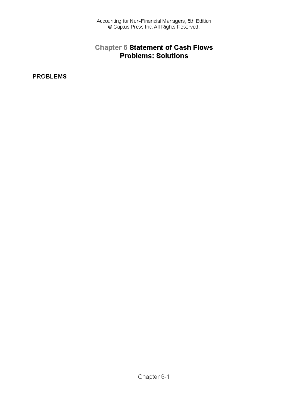 Ch 6 problems 3 to 8 solved in class - © Captus Press Inc. All Rights ...