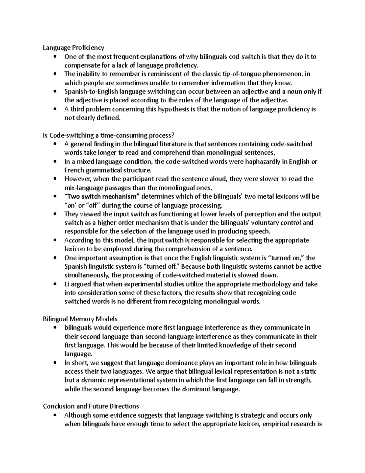 Language Proficiency - english 101 - Language Proficiency One of the ...