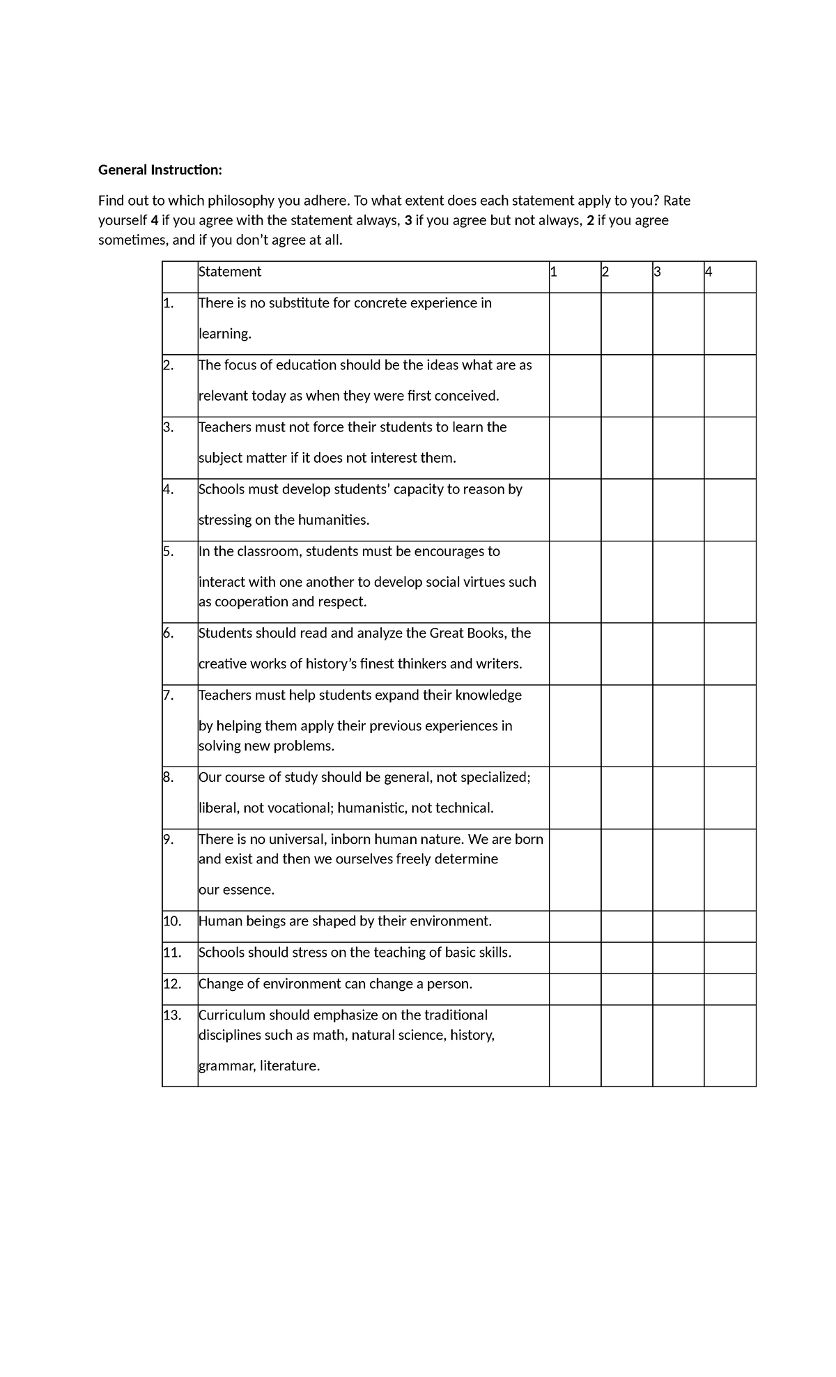 EDUC 215 Checklist - Guide - General Instruction: Find out to which ...