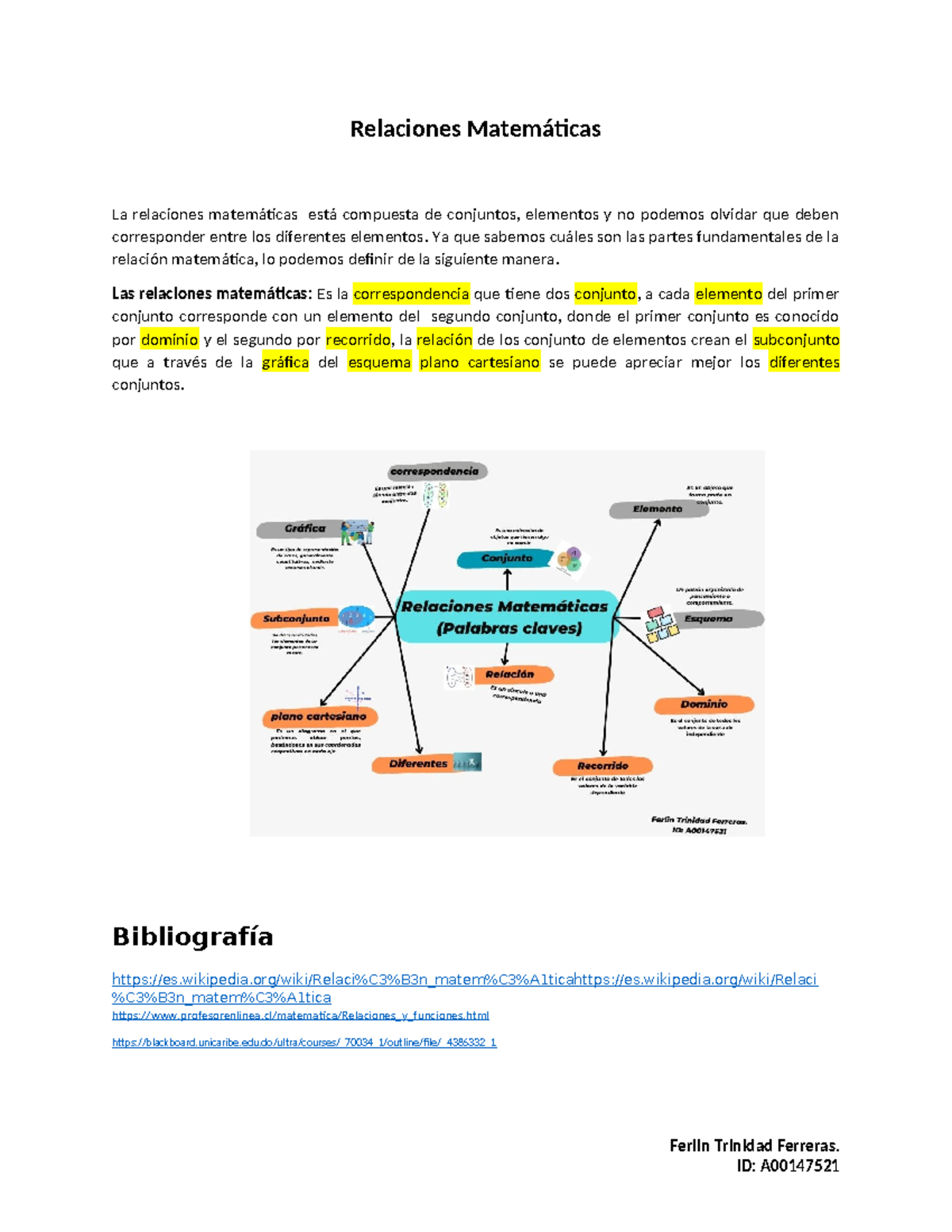 Unidad 1. Actividad 1. Relaciones Matemáticas - Relaciones Matemáticas ...