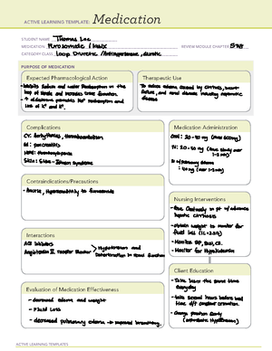 Ethambutol ATI Medication template homework - ACTIVE LEARNING TEMPLATES ...