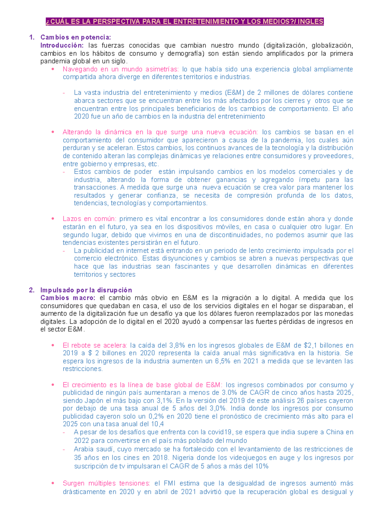 MDC 1pc - resumen del curso que puede ser muy util - ¿CUÁL ES LA ...