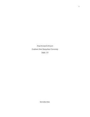 Mat 133 4-3 Milestone Two - – 4-3 Milestone Two: Analysis LaToya Wiles ...