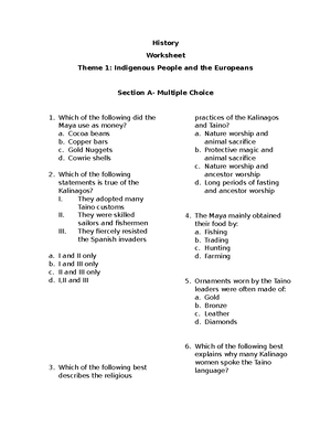 History guide - SECTION A INFORMATIVE ESSAY Format INTRODUCTION ...