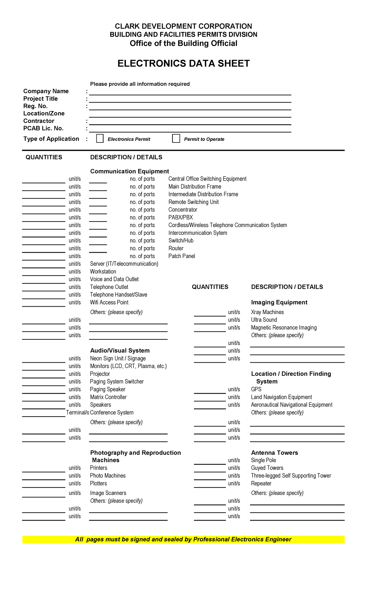 Electronics DATA Sheet (Front)-merged - Please provide all information ...