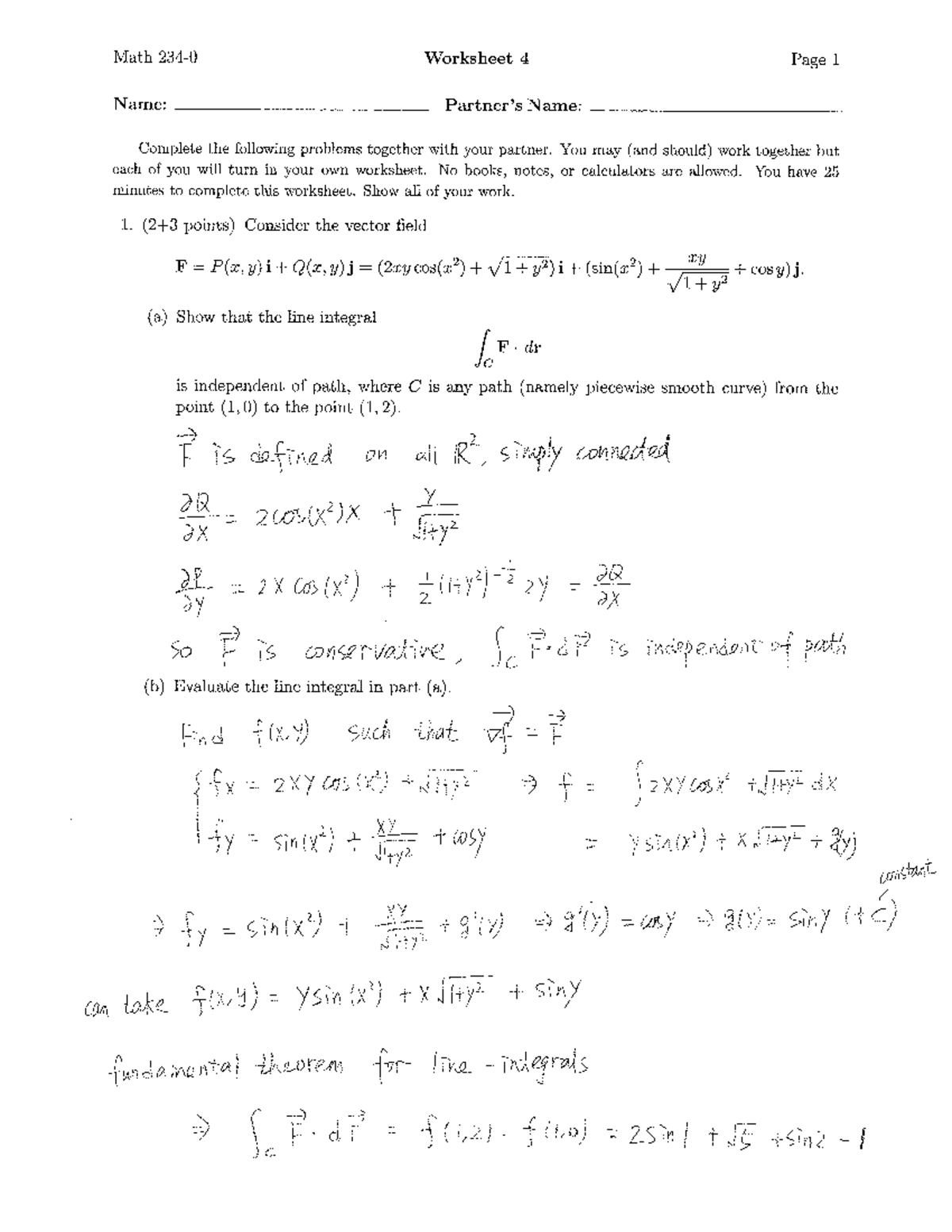 4 - Solutions - 2013 spring problem set - MATH 234 - Studocu
