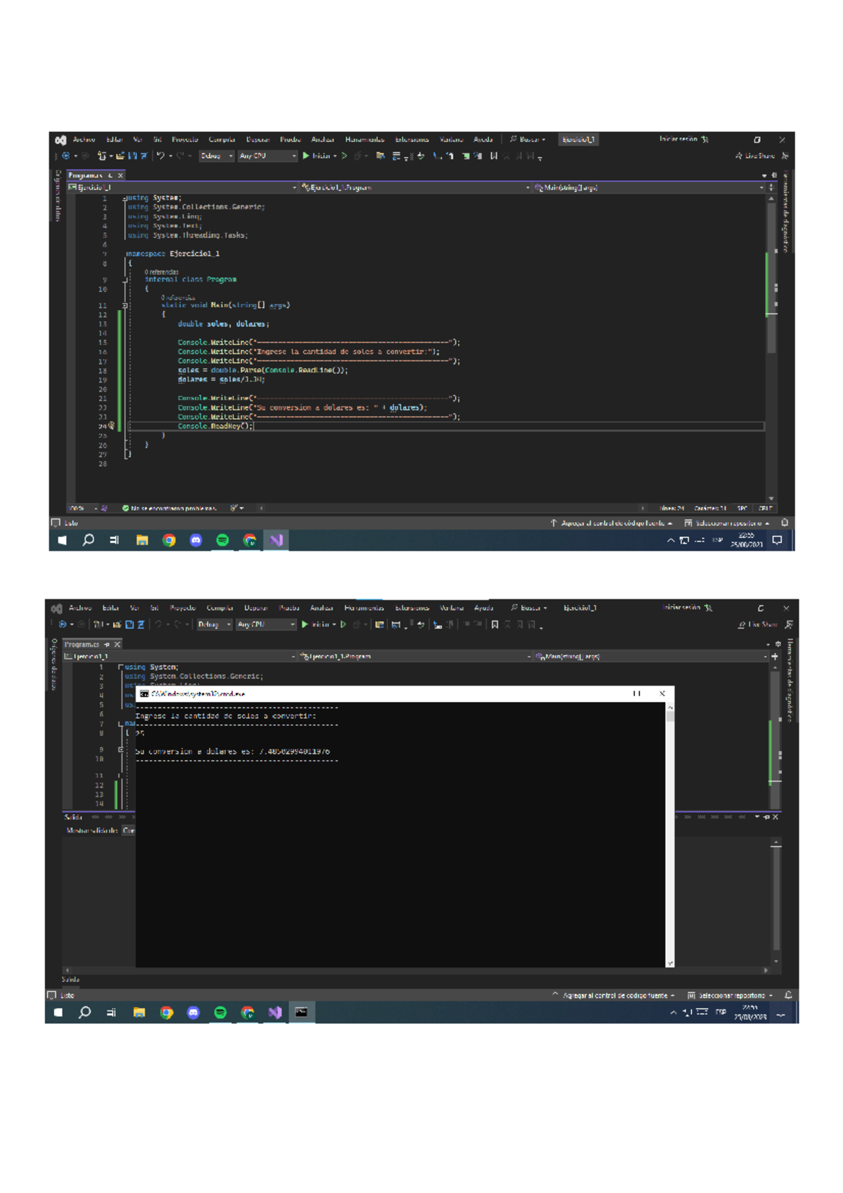 Ejercicio 1 - ... - ingenieria de sistemas computacionales - Studocu