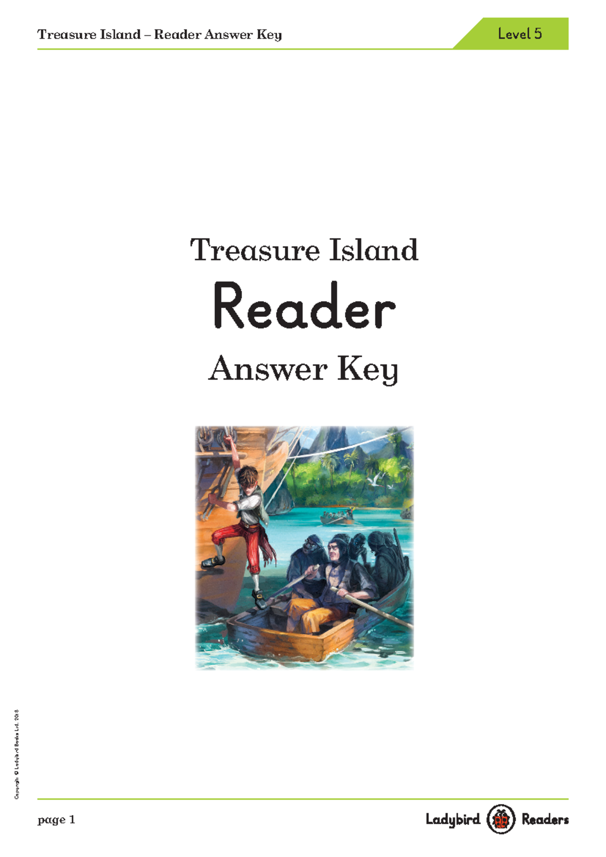 Treasure Island Reader Answer Key Ladybird Readers Level 5 - Level 5 ...