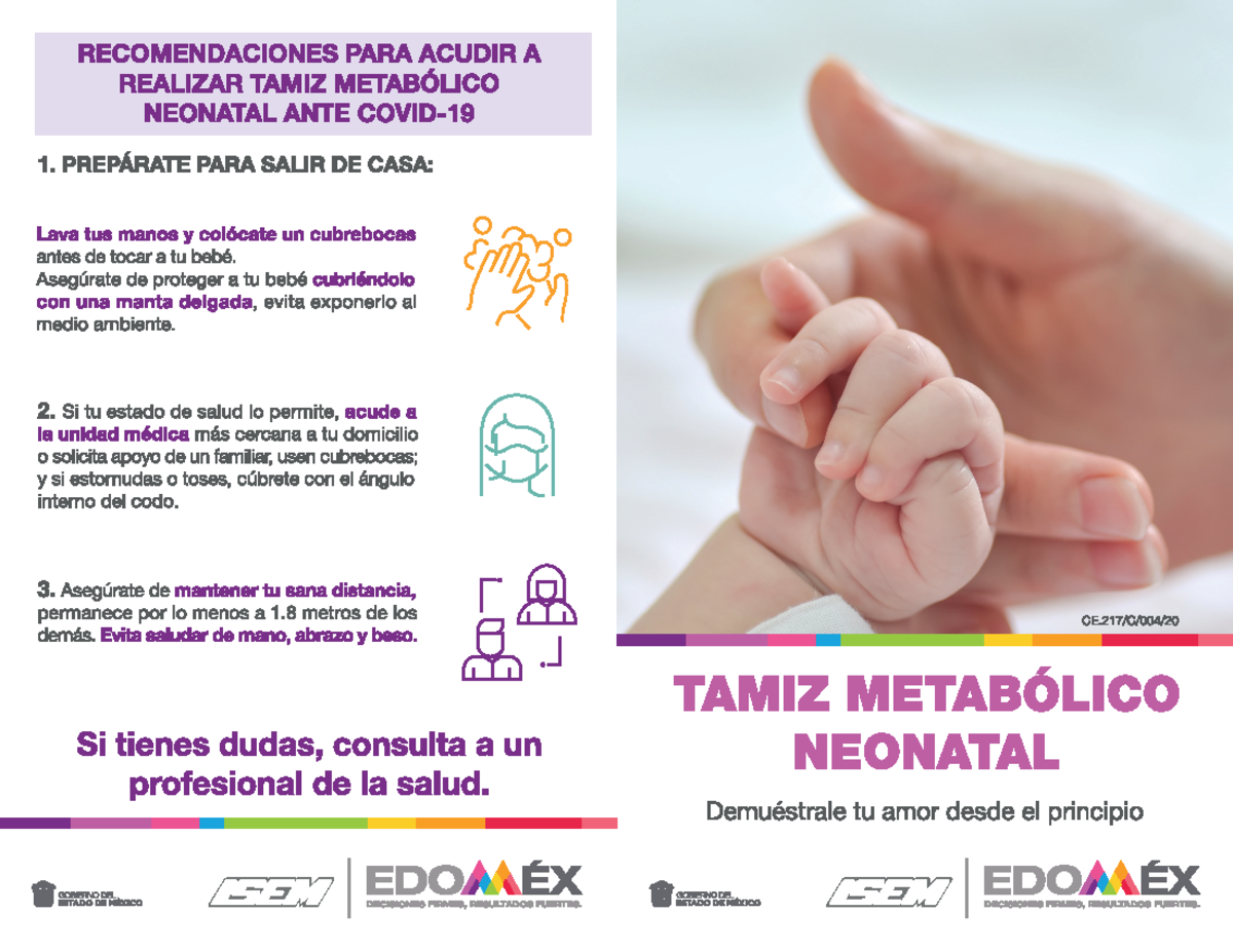 Tamiz neonatal - Biología - Studocu