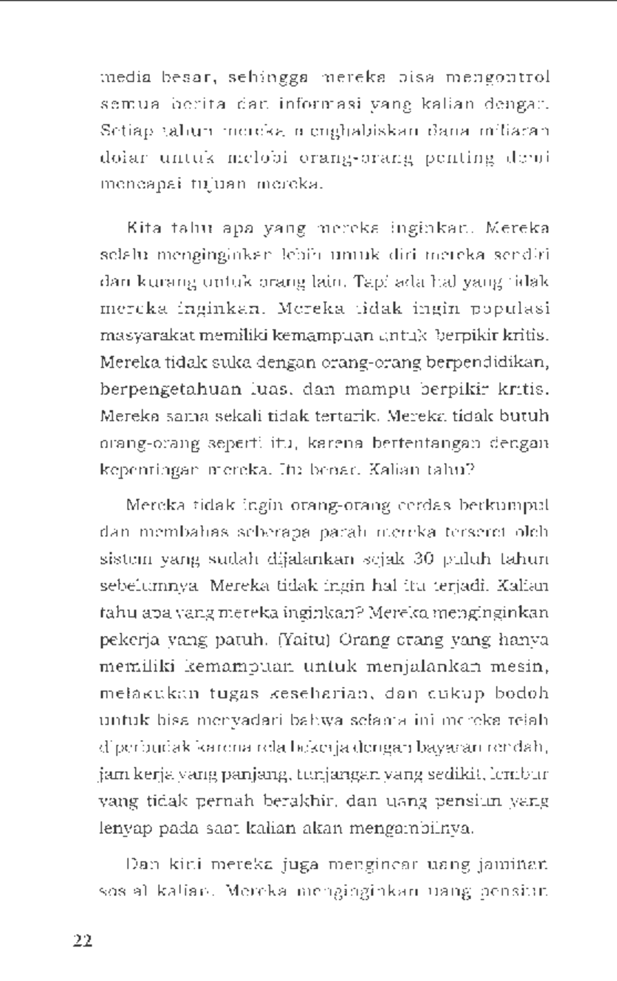 Materi Diary of Dajjal-15 - 22 media besar, sehingga mereka bisa mengontrol semua berita dan ...