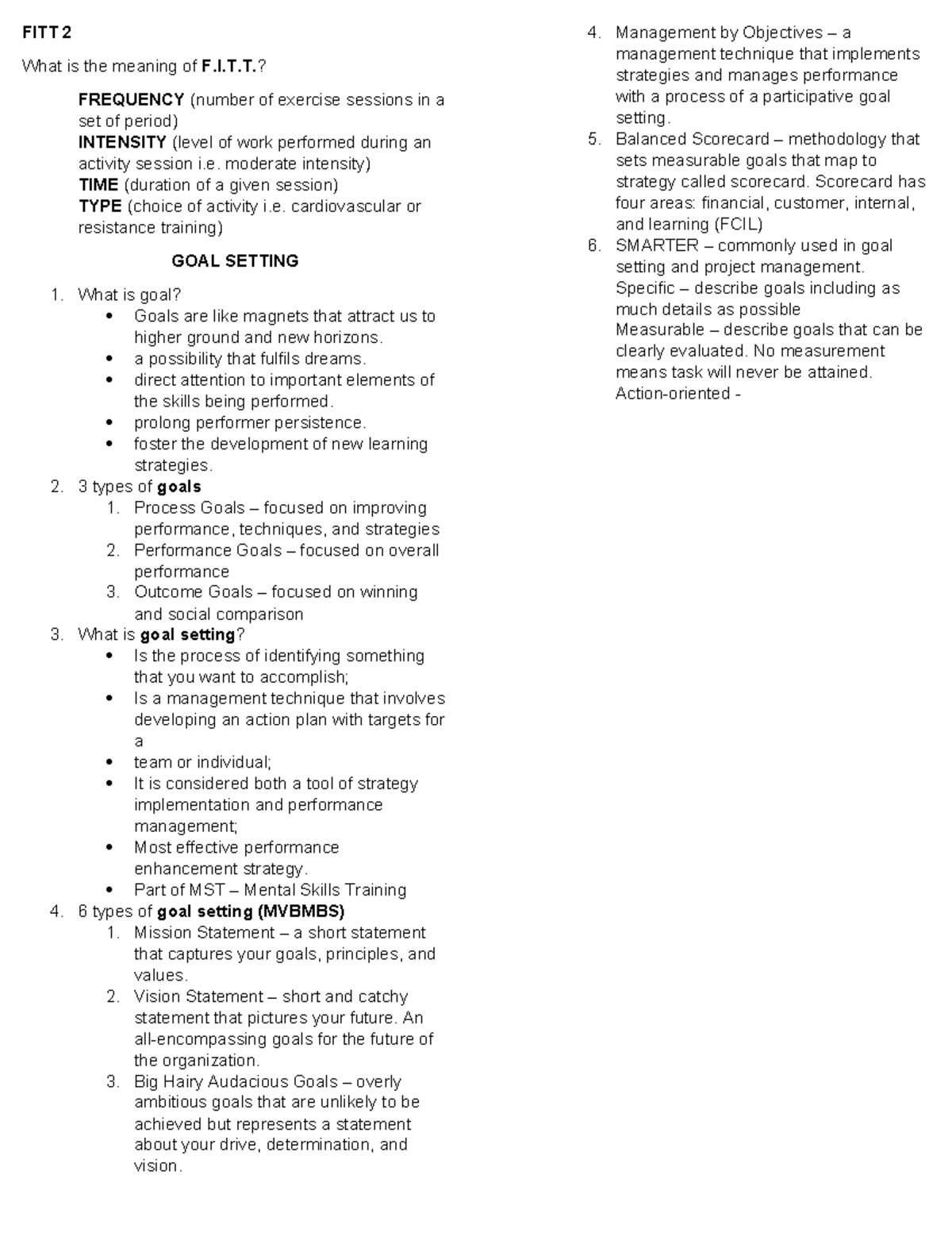 FITT 2 - for downloading purposes only - FITT 2 What is the meaning of ...