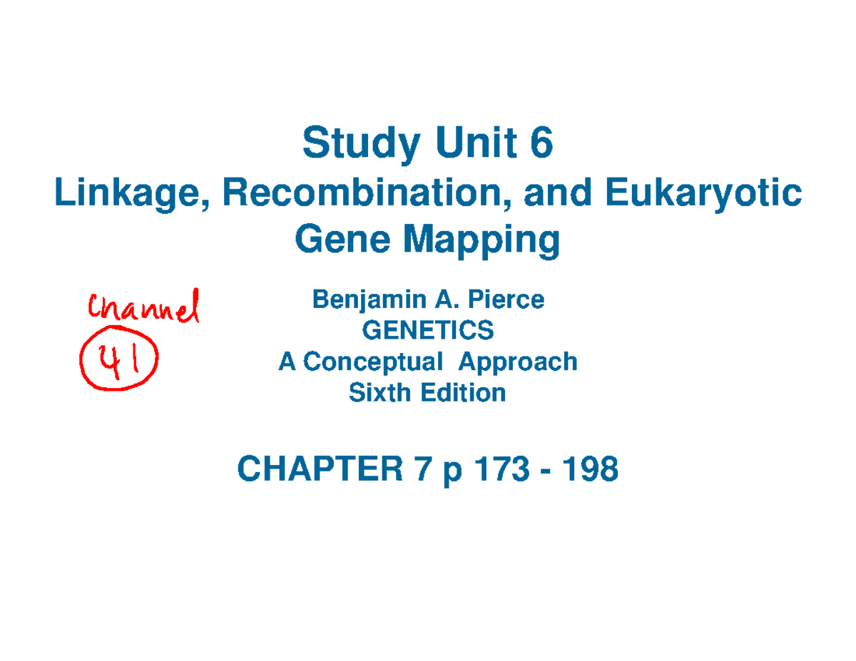 SU 6 lecture 1 & 2 annotated 2019 - CHAPTER 7 p 173 - 198 Study Unit 6 ...