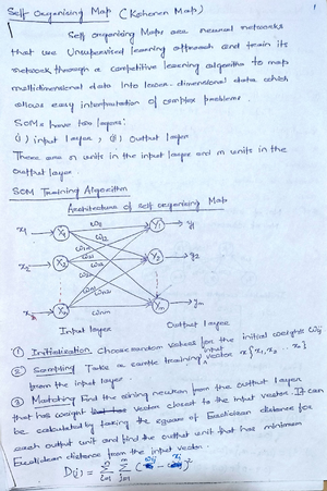 Unit 3-Neural Network Note - Soft Computing - Studocu