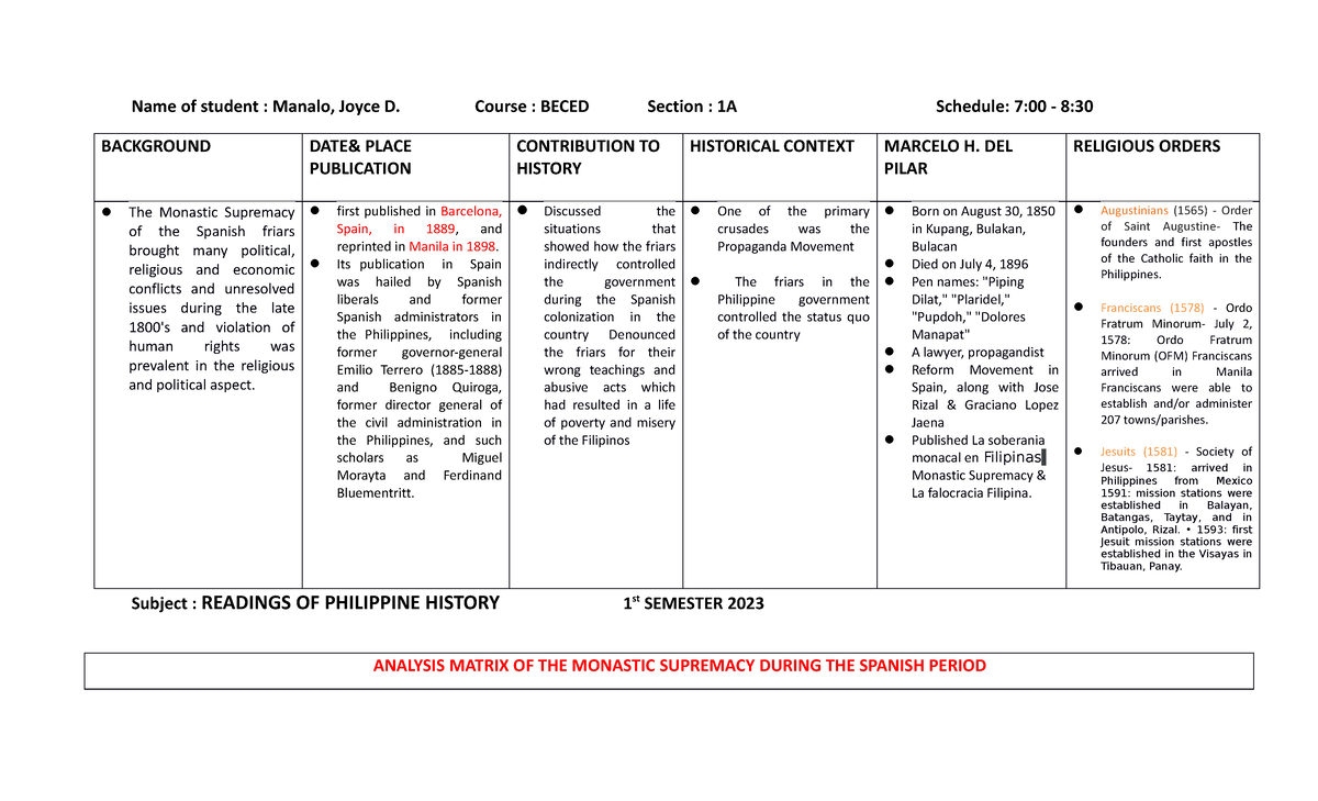 Manalojoyce-D - RESEARCH - Name of student : Manalo, Joyce D. Course : BECED Section : 1A ...