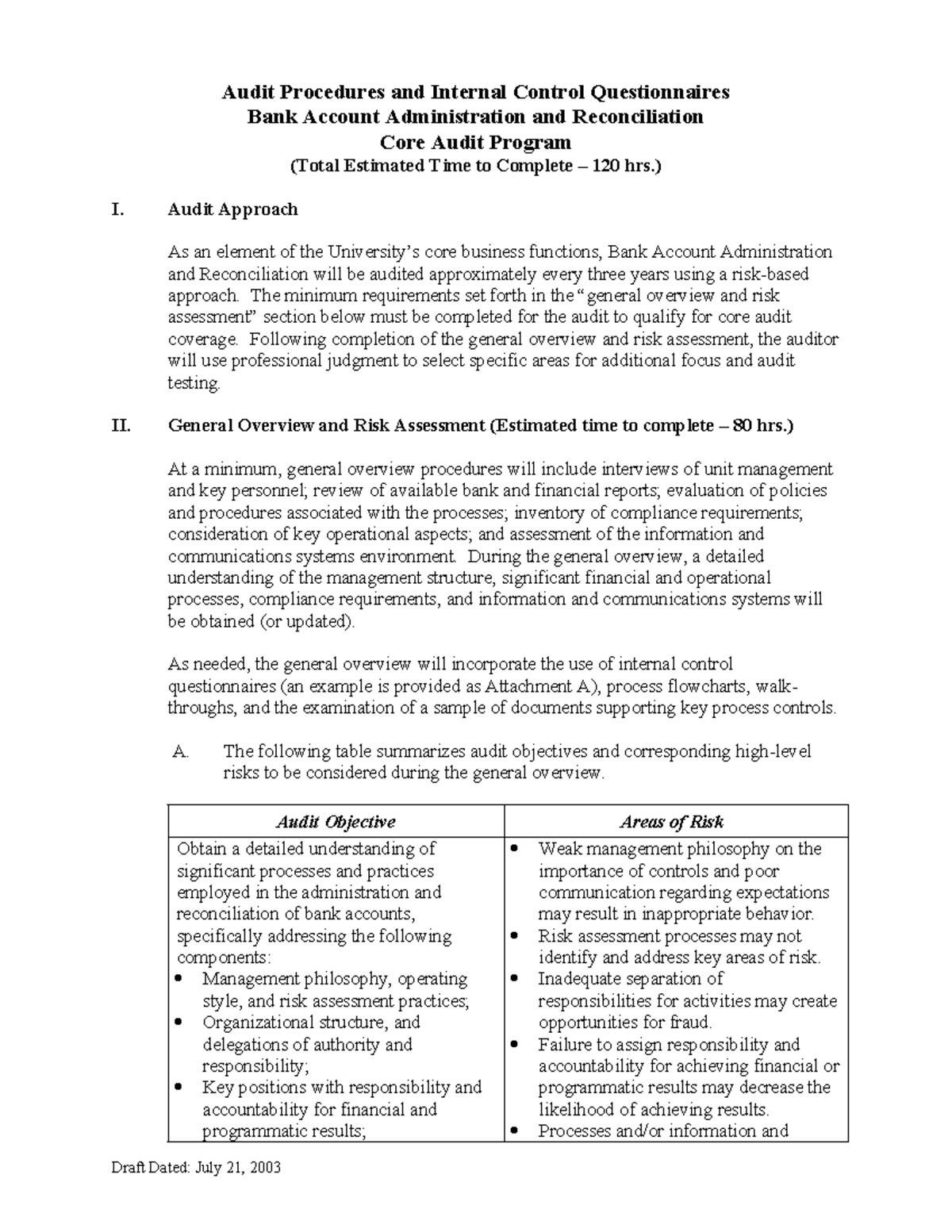 Bankacct recon - assist students - Bank Account Administration and ...