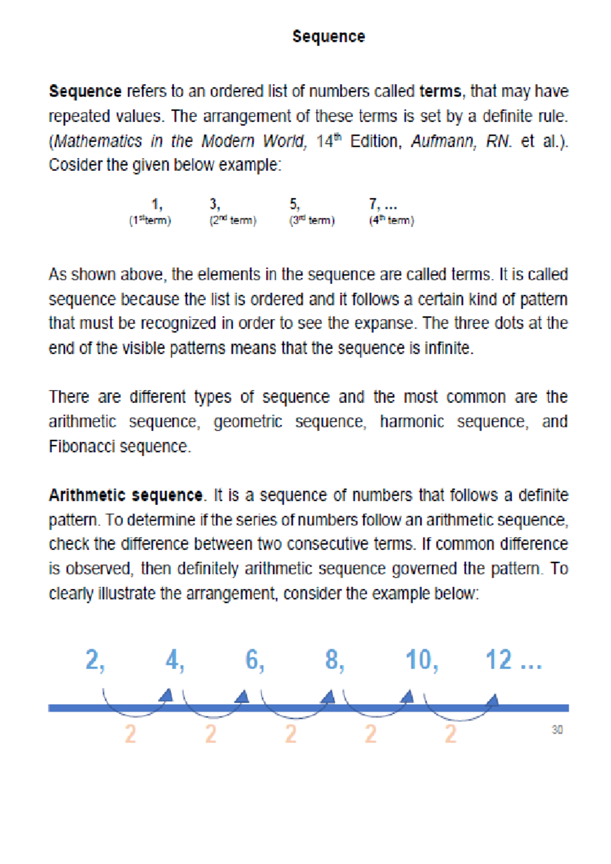 Sequence - Anatomy and Physiology - Studocu