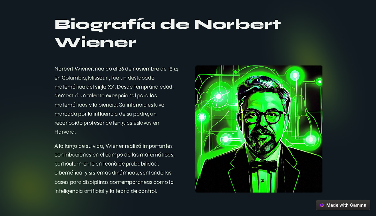 Norbert Wiener Una Breve Biografia - Biografía de Norbert Wiener ...