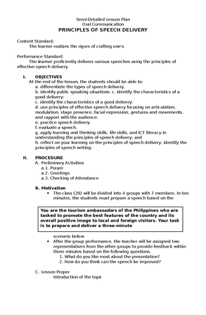 Semi-Detailed-Lesson-Plan DRRR 3 - SEMI-DETAILED LESSON PLAN Disaster ...
