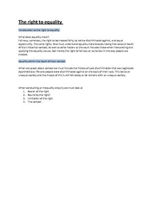 Tutorial+6 - Tutorial - CONSTITUTIONAL LAW: BILL OF RIGHTS TUTORIAL 6 ...