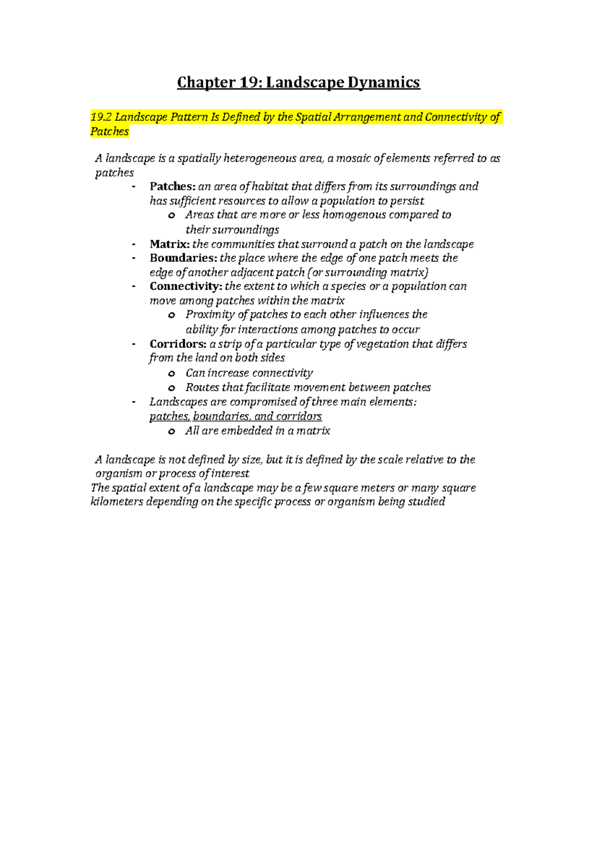 Chapter 19 - Landscape Dynamics ( Section 19.2 ) - Chapter 19 ...