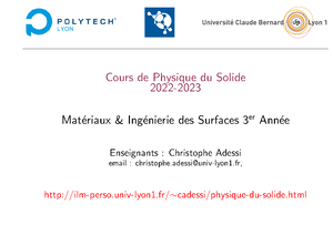 Cours Phys-Solid-2 - physique - Université A. Mira de Béjaia Faculté ...