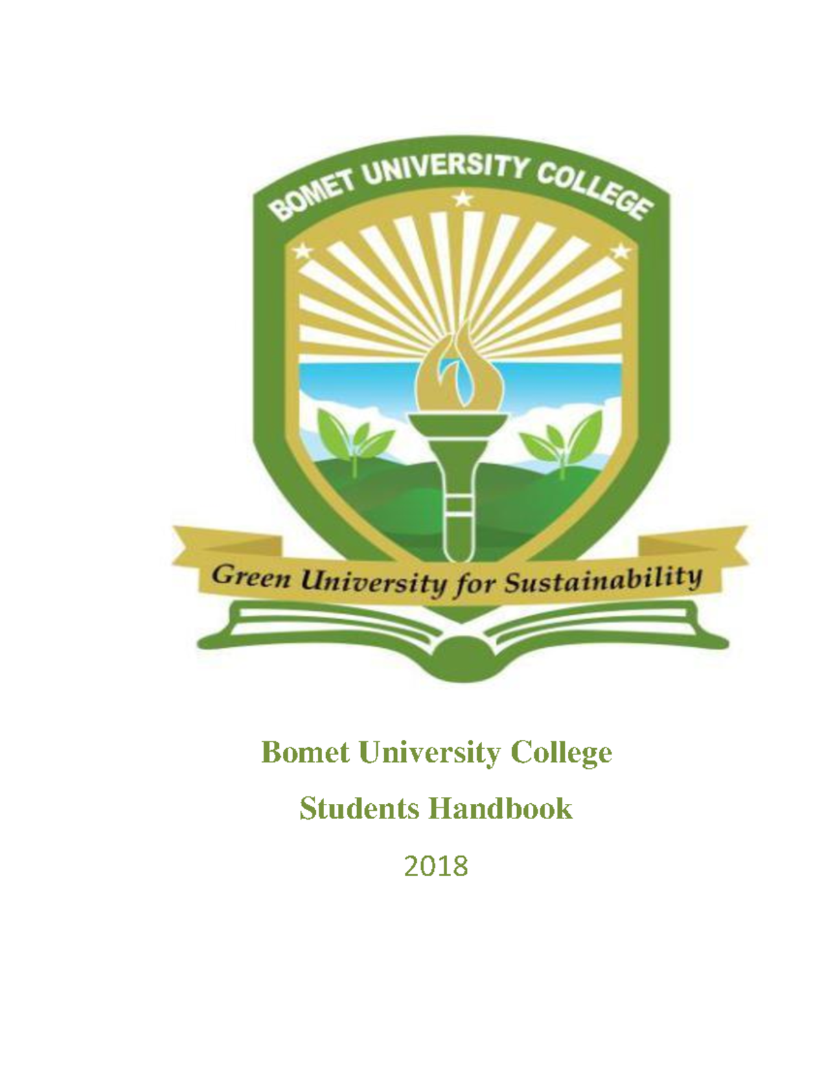 Student Handbook - None - Bomet University College Students Handbook ...