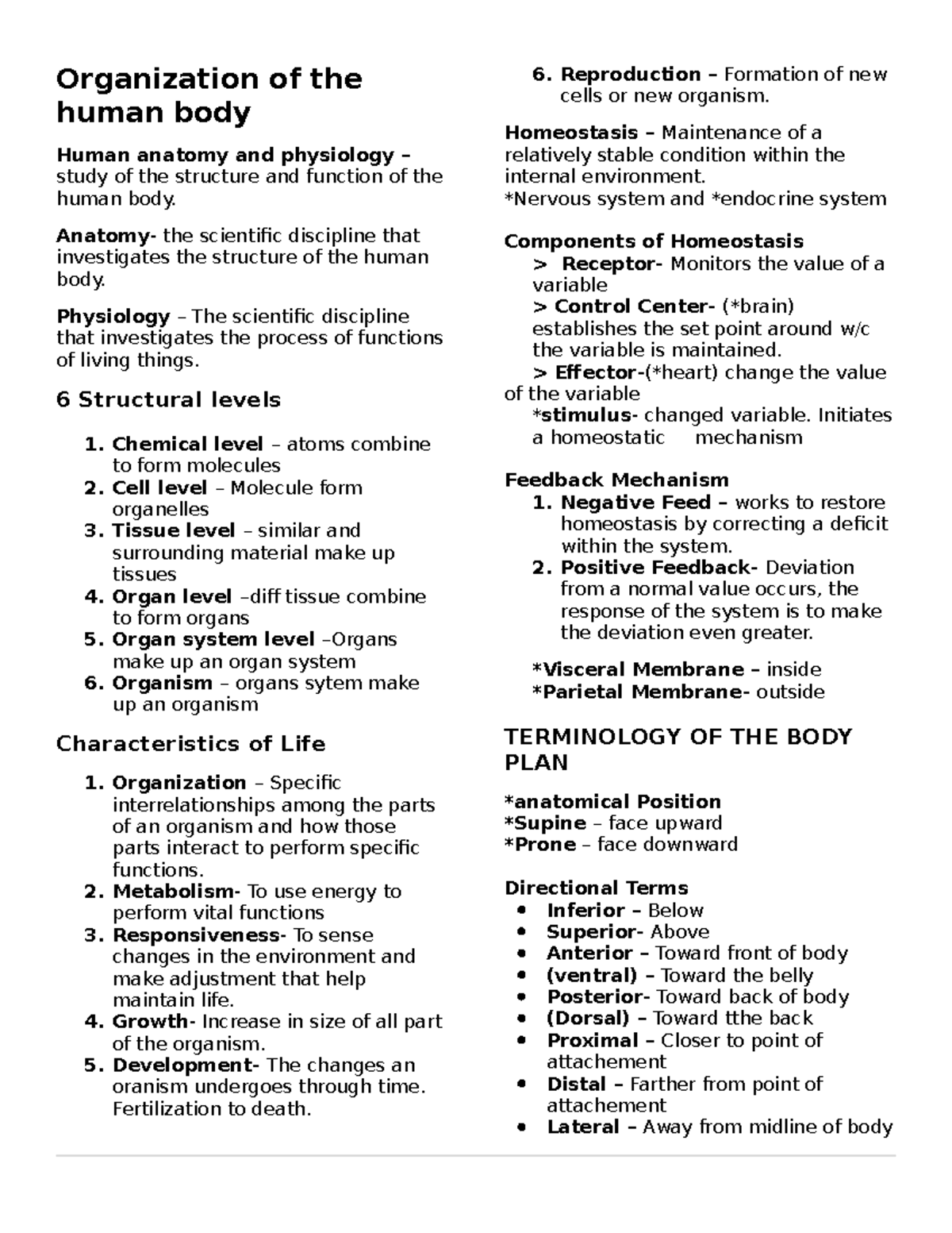 425546984 Anatomy And Physiology Organization Of The Human Body Human 425546984-anatomy-and-physiology-organization-of-the-human-body-human