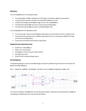ITI1100 Syllabus - ITI 1100A – Digital Systems I – Winter 2023 Course Syllabus (Outline) General ...