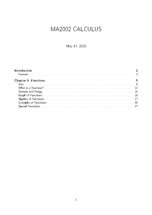 MA2002-Chapter 4 - SEM1 Prof Wang Fei - MA2002 CALCULUS Wang Fei matwf@nus.edu Department of ...