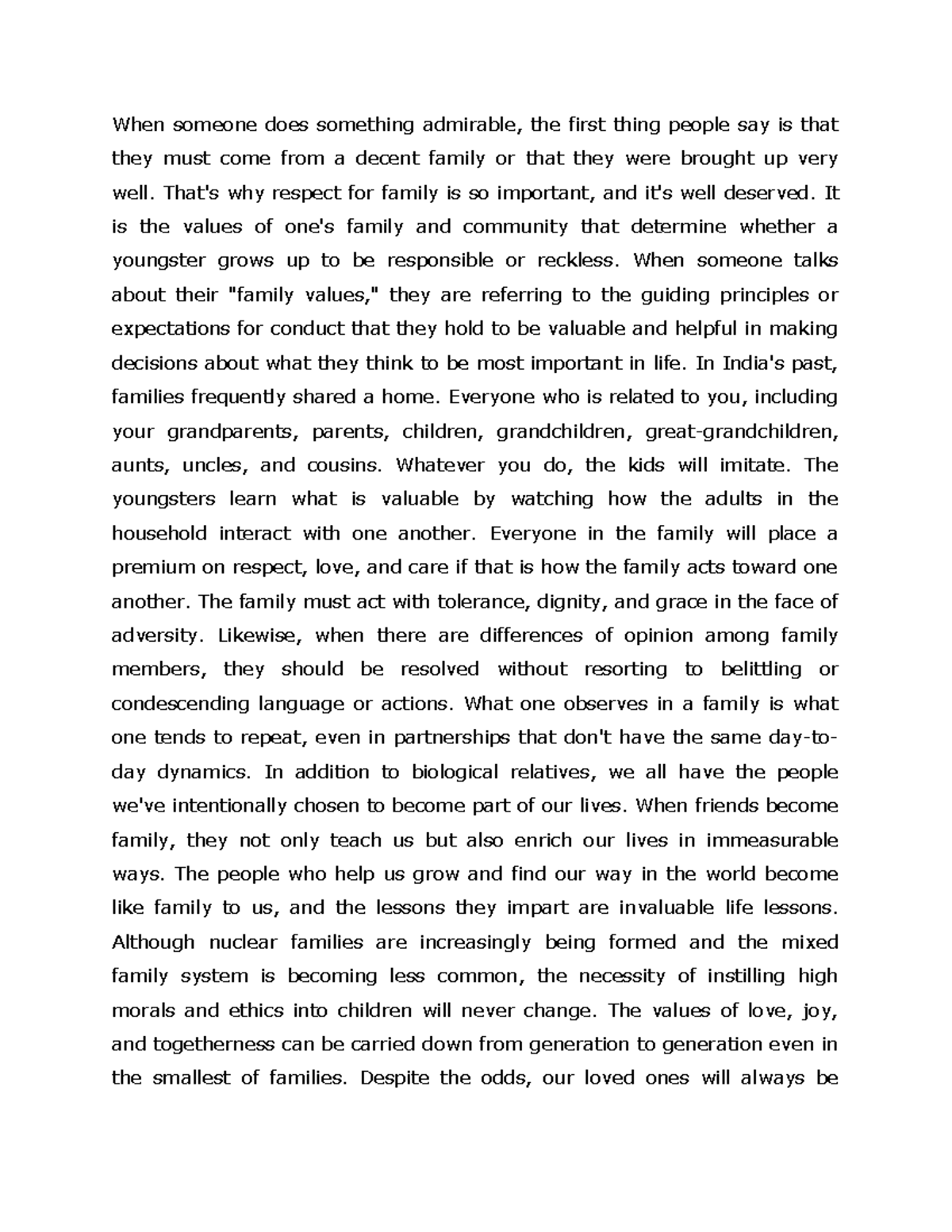 Entertainment Speech sea - When someone does something admirable, the ...