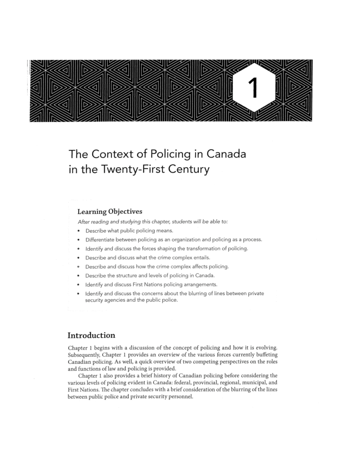 Week 5 - Campbell, Carter, and Pollard - The Context of Policing in the ...