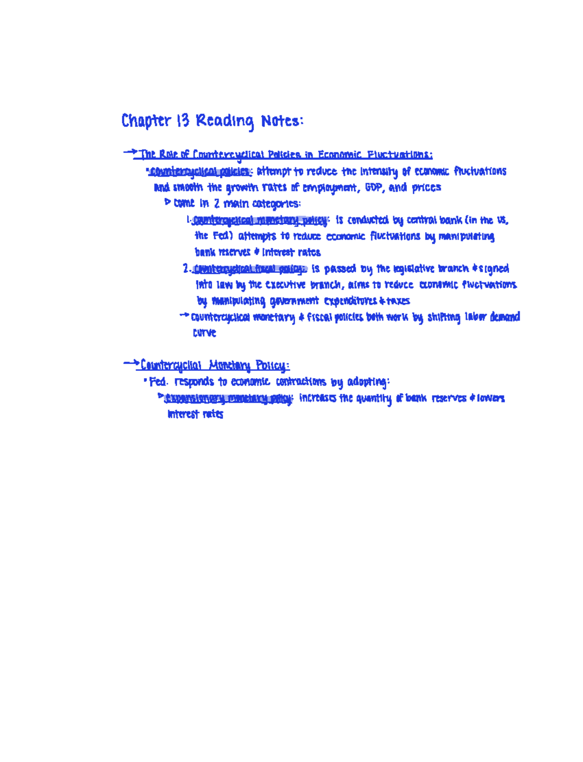 Chapter 13 Countercyclical Macroeconomic Policy - ECON 222 - Studocu
