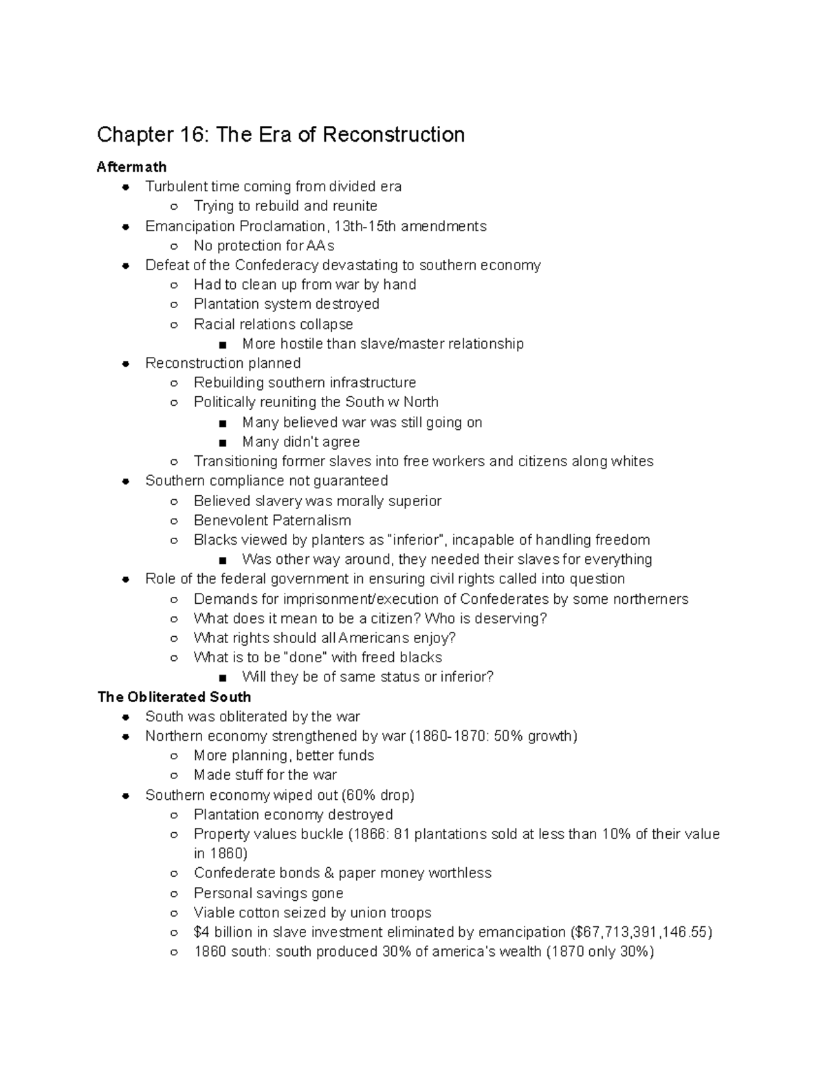 Chapter 16 - Chapter 16: The Era of Reconstruction Aftermath Turbulent ...