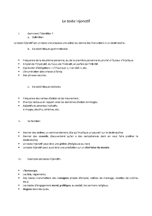 Les textes informatif et explicatif - I. Comment différencier ces deux ...