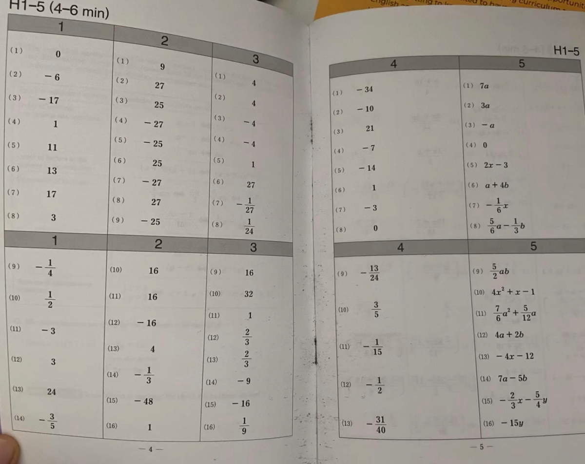 4b2eeuom 68cuvza 9 - Math resolution - min) 1 2 (1) 0 (1) 3 9 4 5 (2 ...