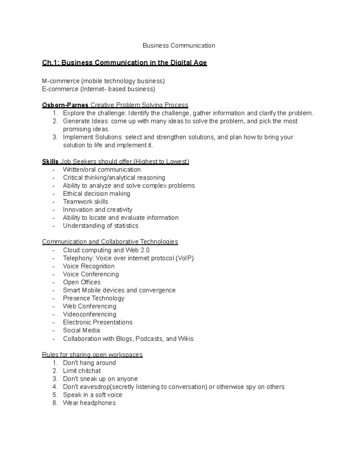 Business Communication in the Digital Age - Studocu