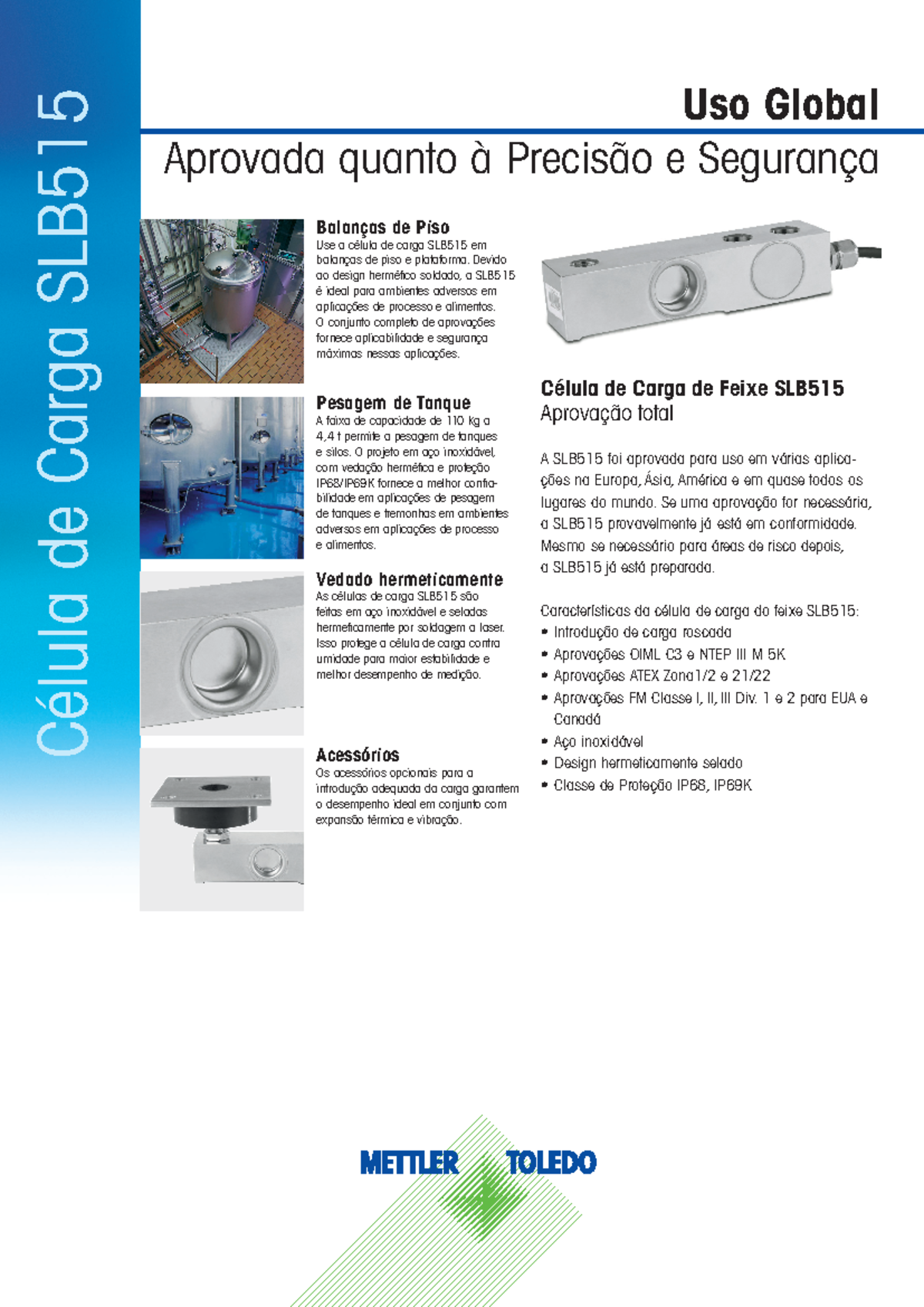 30537195 C MAR DS SLB515 Load Cell PT - Balanças de Piso Use a célula ...