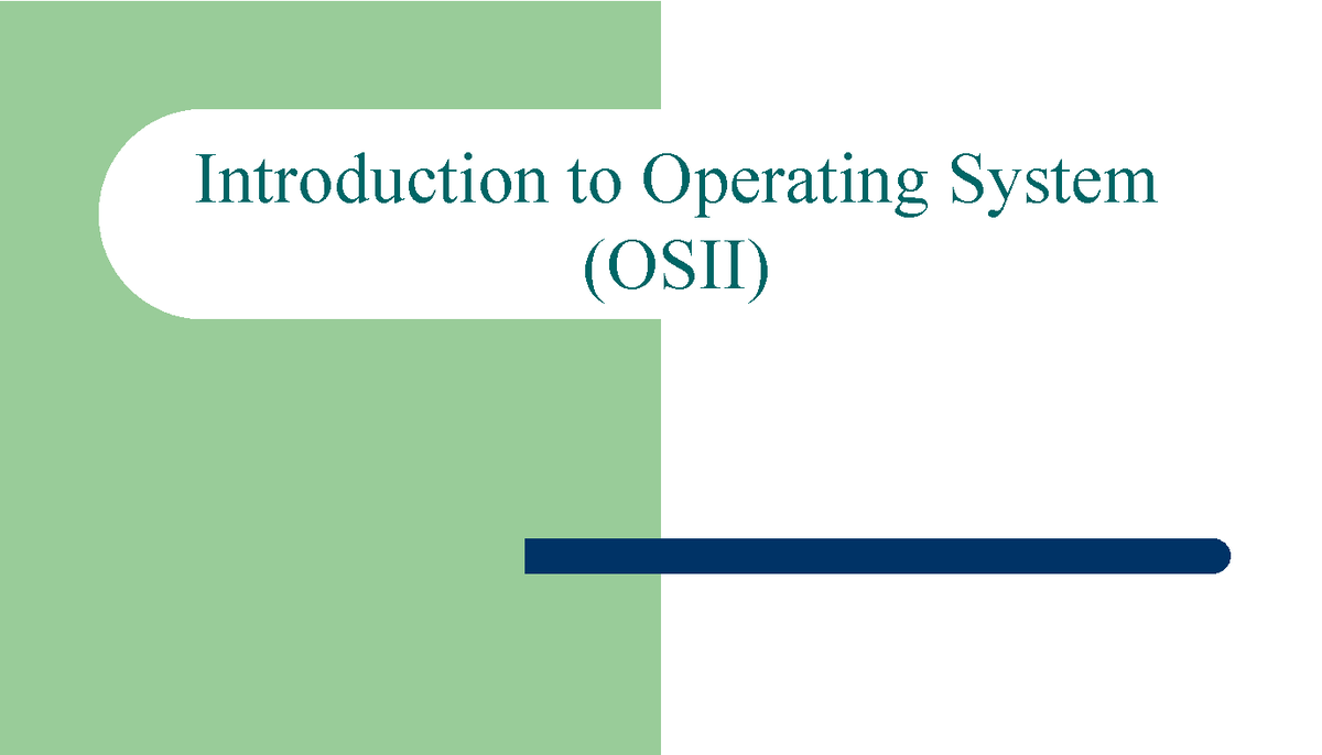 Intro to OS 2024 - This is to help with the course work for OS II ...