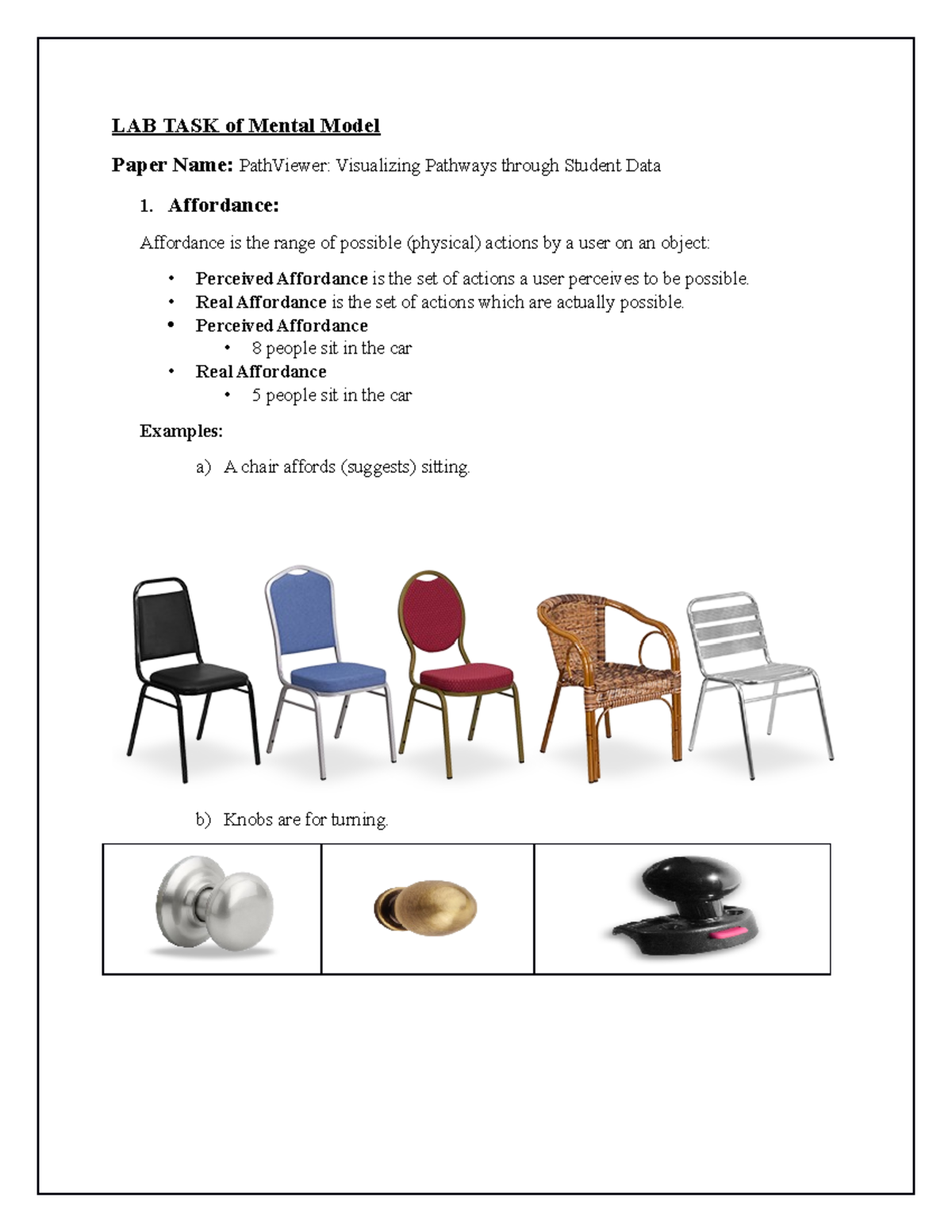 1. Lab Task-Mental Model - LAB TASK of Mental Model Paper Name ...