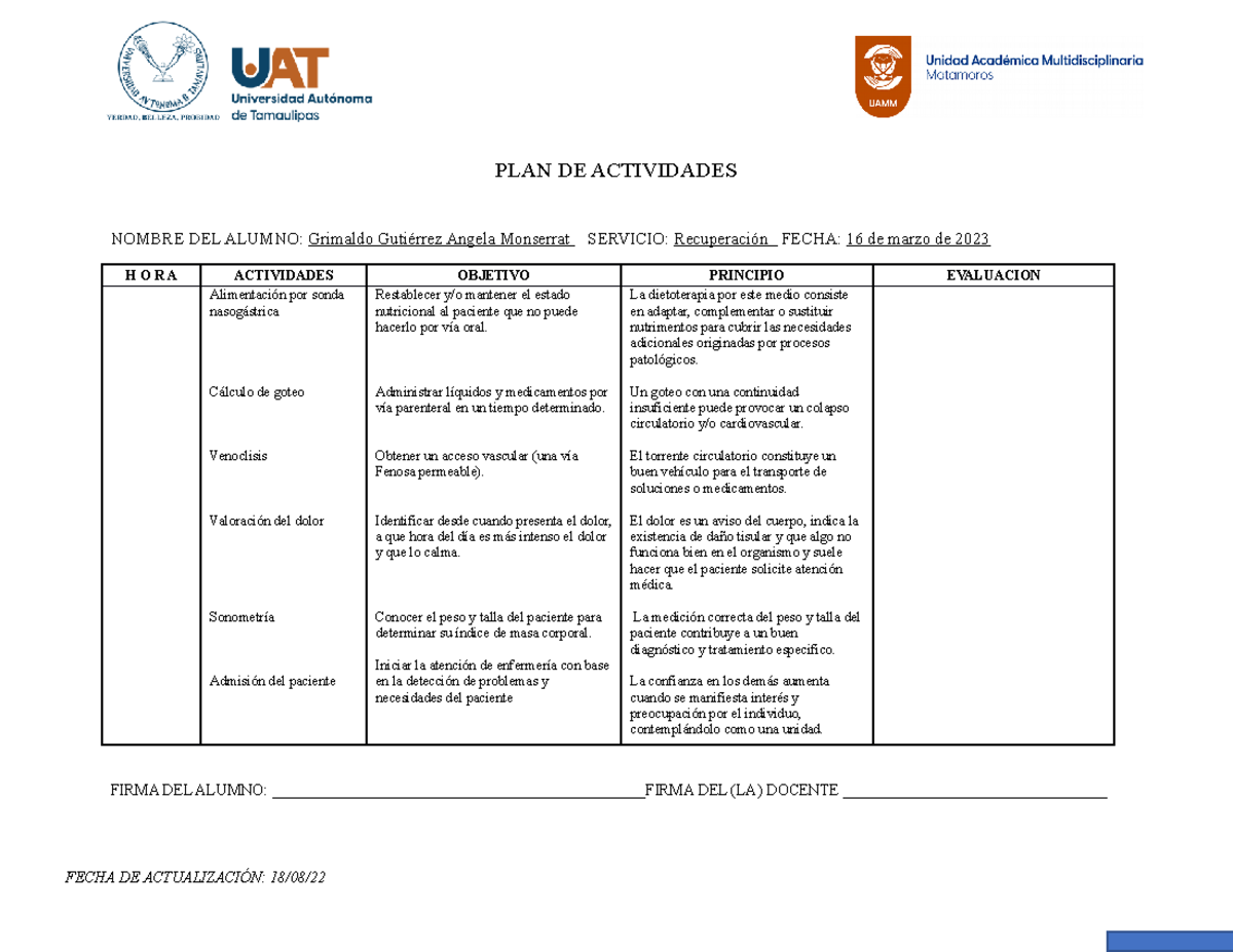 PLAN-DE- Actividades - NOMBRE DEL ALUMNO: Grimaldo Gutiérrez Angela ...