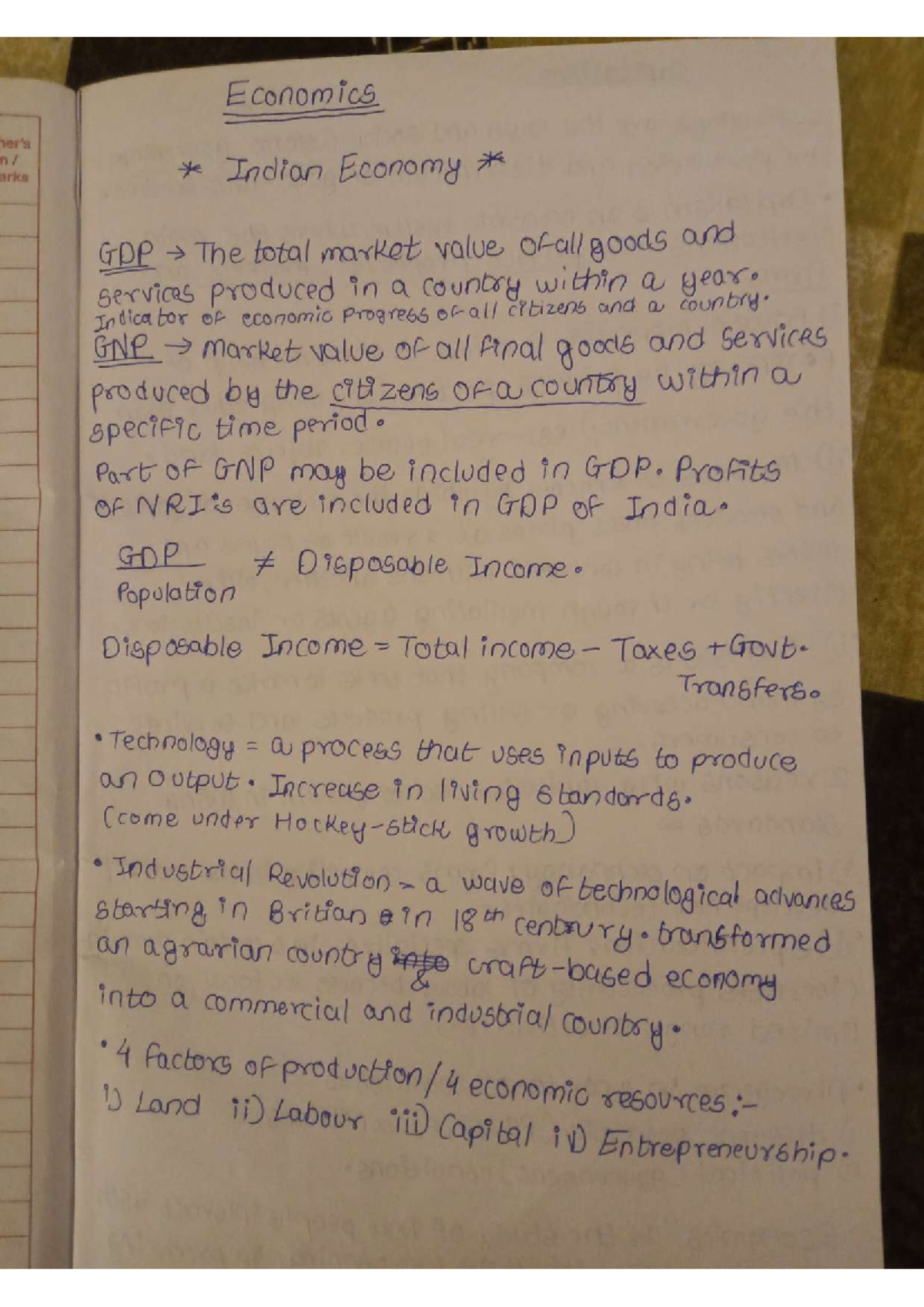 Economics - Notes - Studocu